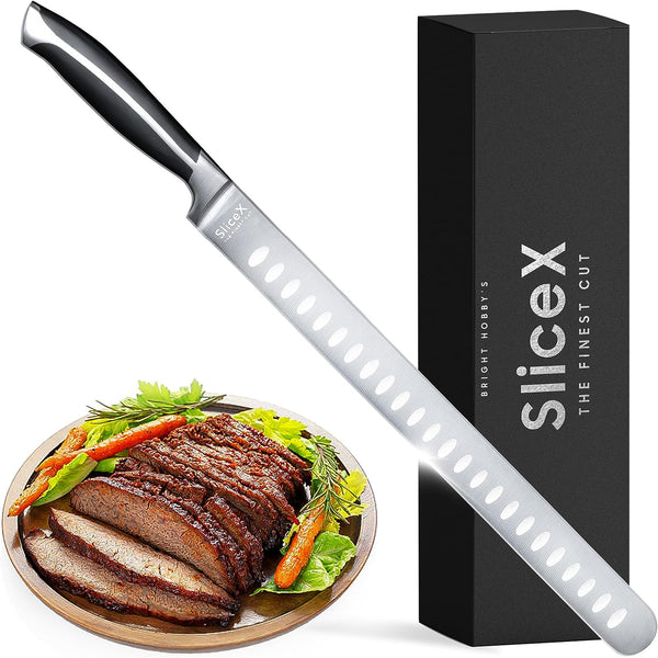 Slicex Classic Brisket Slicing Knife - Razor Sharp 12" Carving Knife f ...